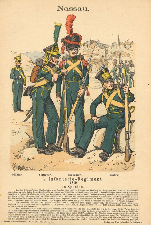 wargaming in 28 mm and sometimes smaller: 1/2nd Nassau-Usingen Light ...