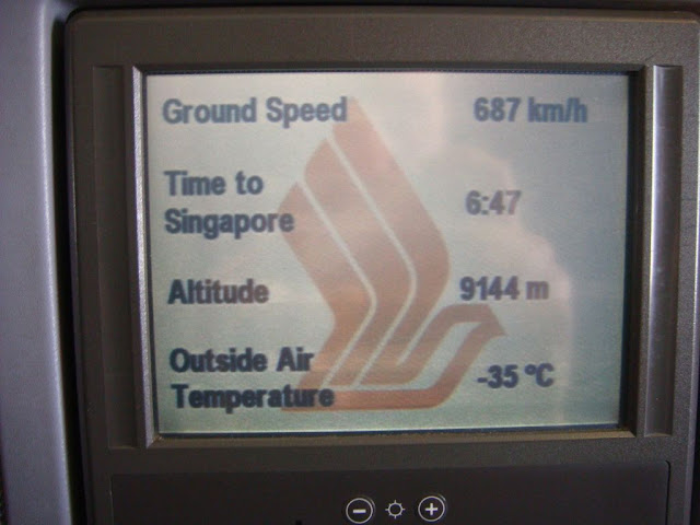 Melbourne to Singapore - SQ238