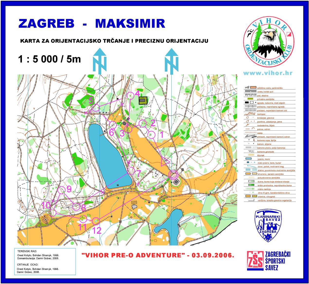 ZAGREB - MAKSIMIR (09/2006) | HR KART-O-TEKA