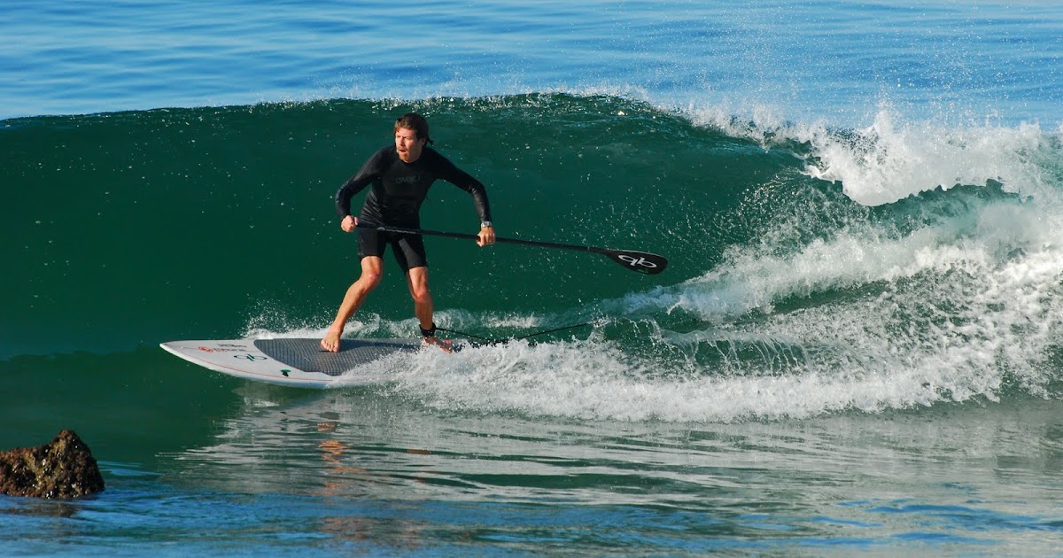 Stand Up Paddle Surfing: Tim in the tombstones...