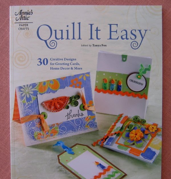 New Quilling How-to Book - Quill It Easy