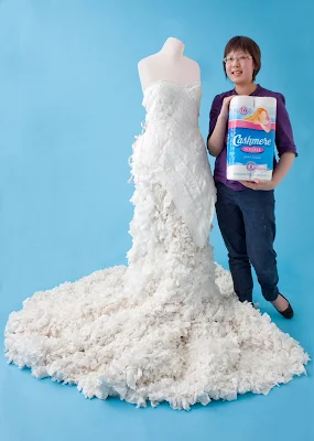 Toilet Tissue Dresses - Cashmere Design Contest
