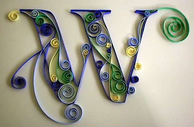 Even More Quilled Lettering!