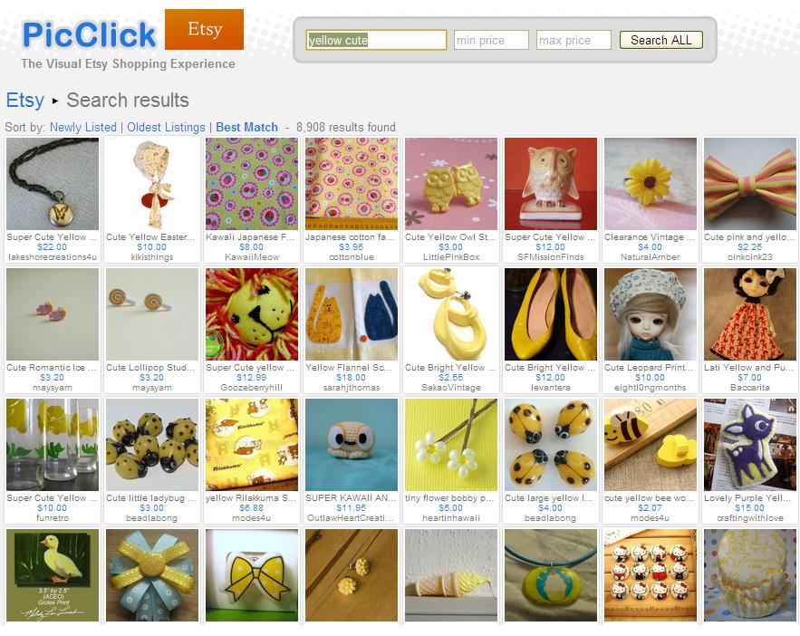 Happy Cloud Moments: ~ Search with PicClick for Etsy