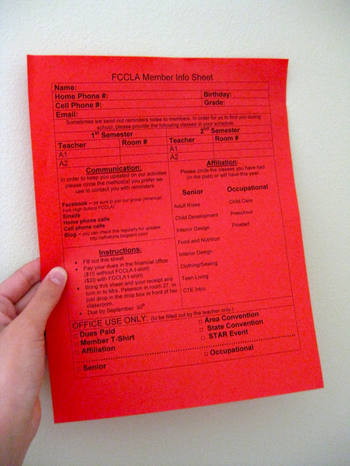 AFHS FCCLA: Guide to Joining FCCLA