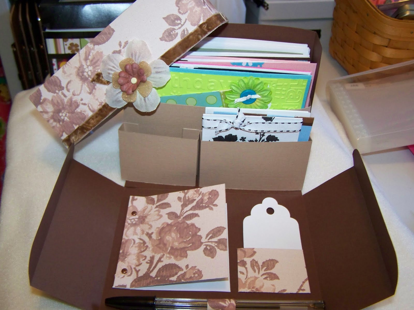 Inklinations: A2 card Gift Box as featured on Splitcoast Stampers
