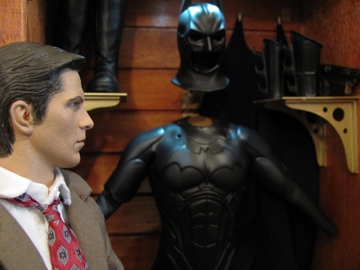 CREG Customs: Batman Begins Wardrobe Closet 1/6 Custom Built