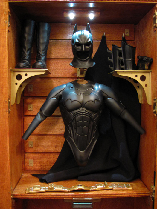 CREG Customs: Batman Begins Wardrobe Closet 1/6 Custom Built