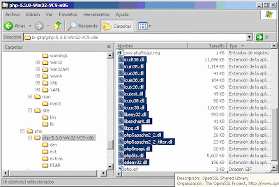Instalar PHP Version 5.3.0 y Apache HTTP Server 2.2 ~ El diario de un Developer