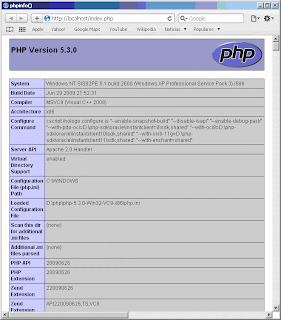 Instalar PHP Version 5.3.0 y Apache HTTP Server 2.2 ~ El diario de un Developer