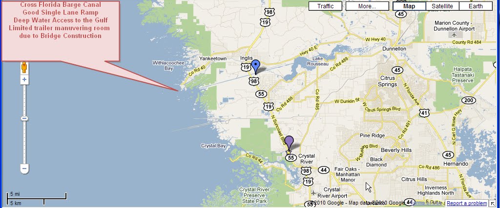 Crystal River Fishing Report: Marinas and Launch Ramps