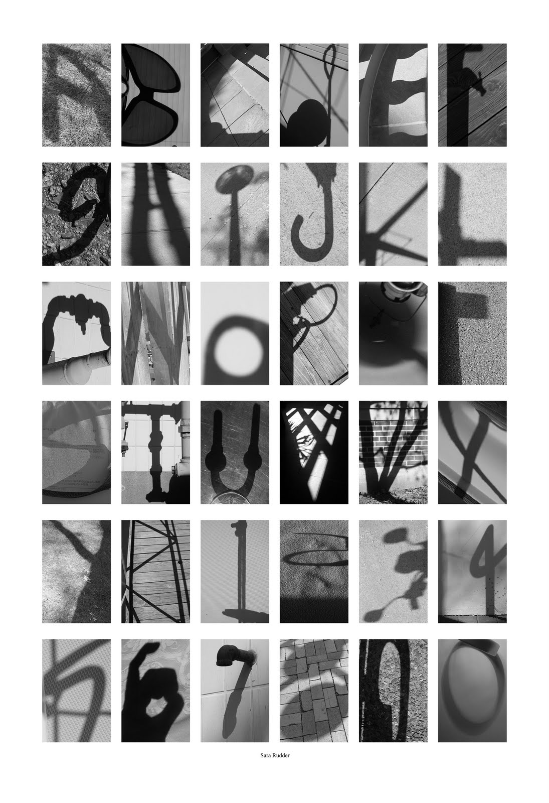 Sara Marie's blog...: Photographic Alphabet...in shadows!!!