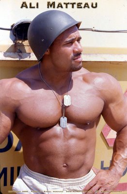 Bodybuilder Health: decent american muslim bodybuilder Ali Matteau