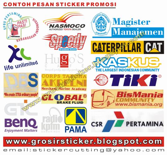 Sticker Cutting :: Grosir Stiker :: Toko Stiker Online: Pesanan Stiker ...