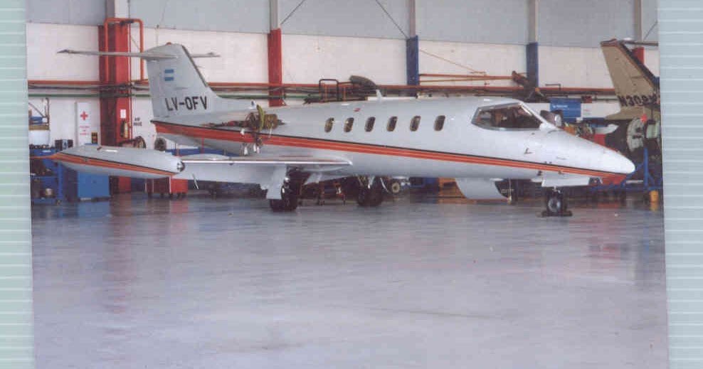 Historias Individuales: LV-OFV Learjet 35A c/n 35-312