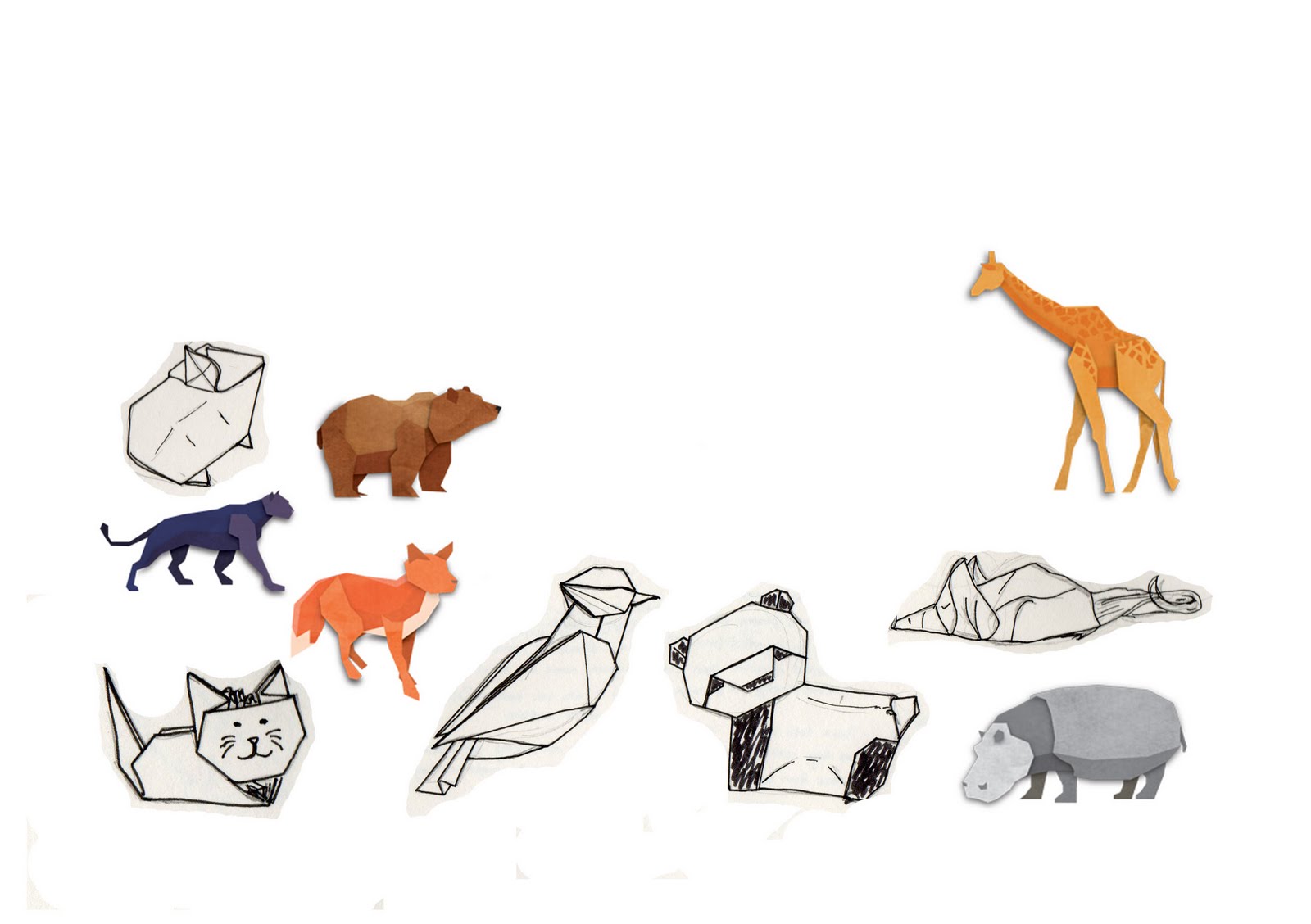 whenmewgoesthewolf: Za's Origami Friends