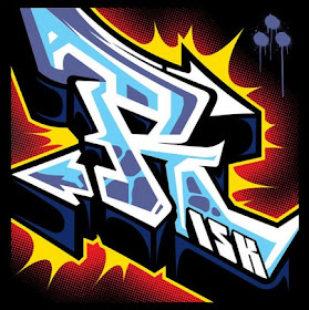 Letter R In Graffiti Style