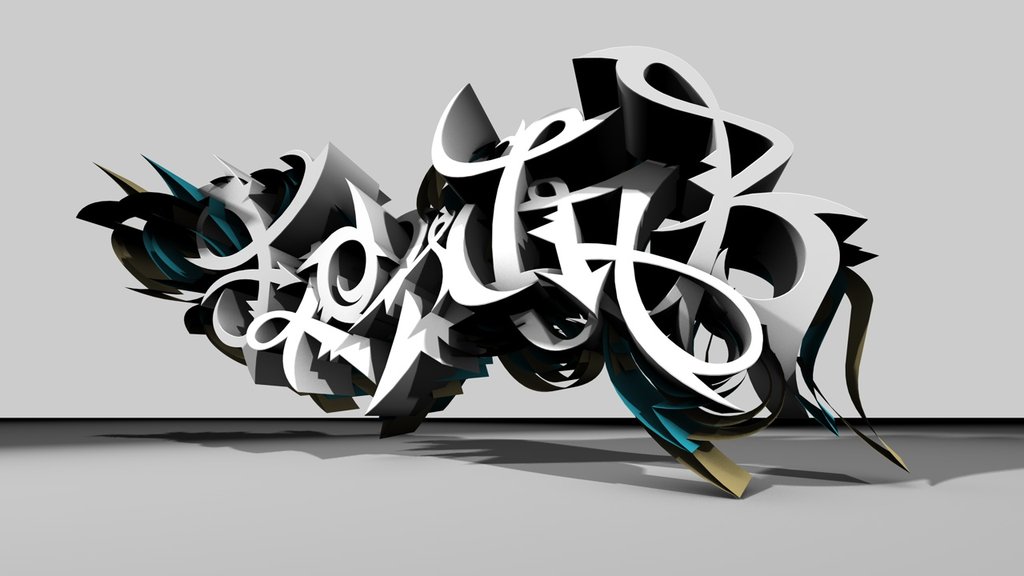 3d Wildstyle Graffiti