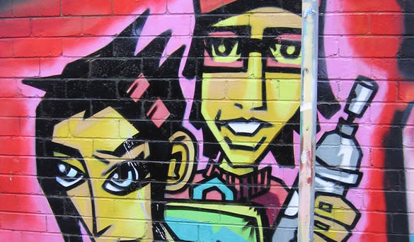graffiti walls: TOP 10 Killer Graffiti Characters by Jon Phillips