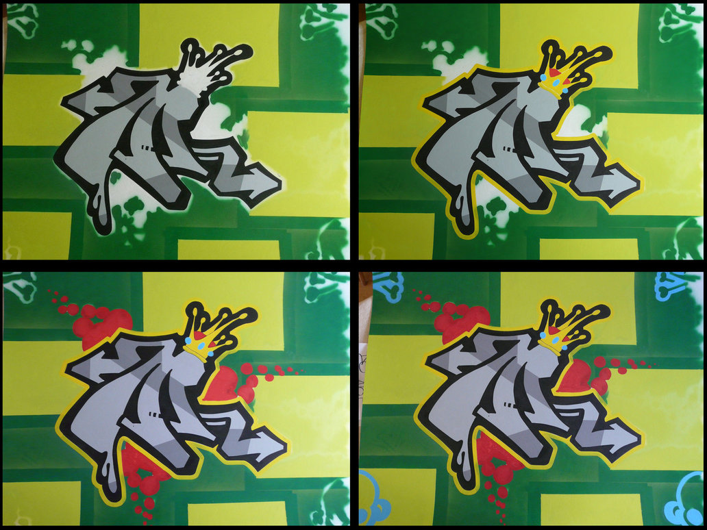 graffiti walls: WIP Graffiti Letters "M" by SnapNRoll