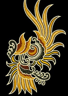 Boutique Batiks: Flowers Ornament