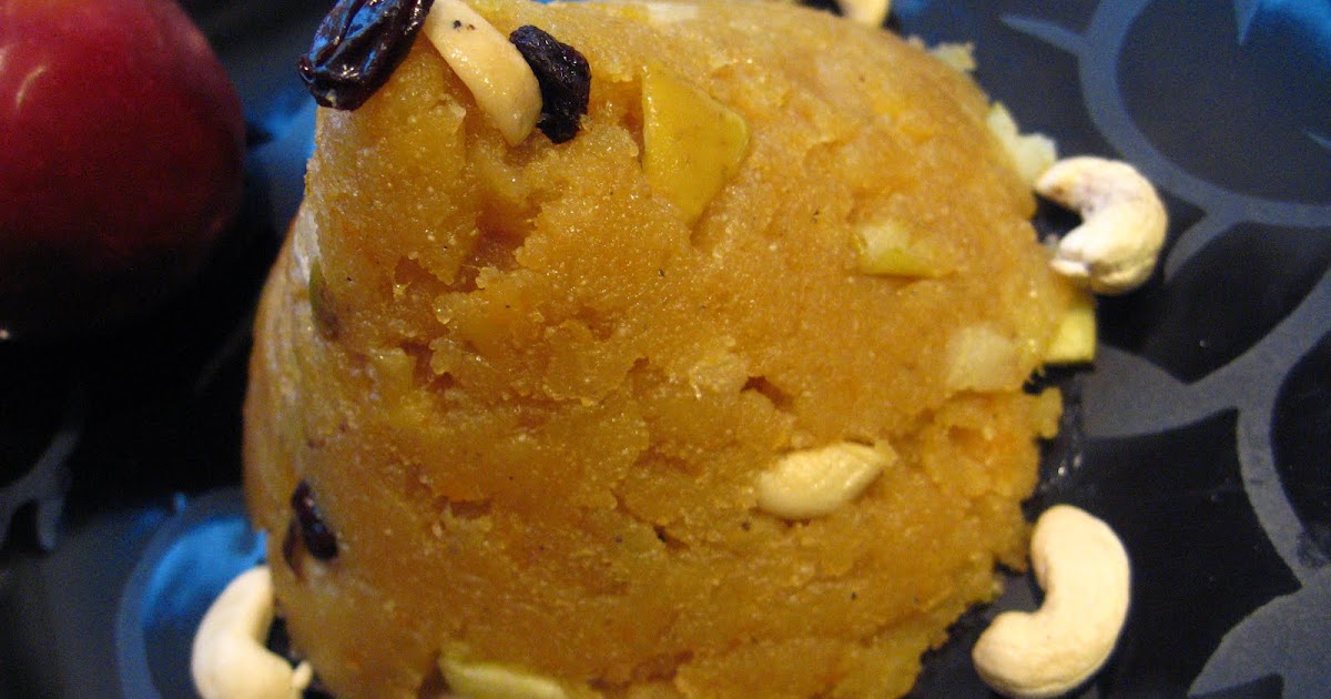 A Peek into My Kitchen: Microwave Cooking - Mixed Fruit Kesari