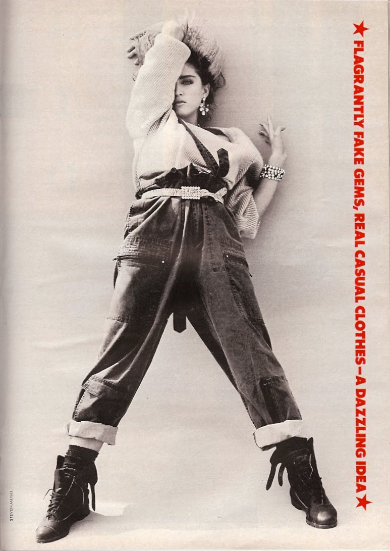 Pud Whacker's Madonna Scrapbook: The Singer as Model. Mademoiselle ...