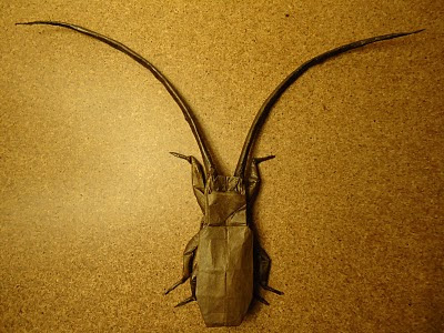Mariano-Mi mundo el Origami: Longhorn Beetle