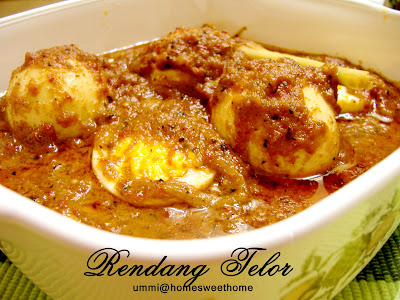 Home Sweet Home: Rendang Telor