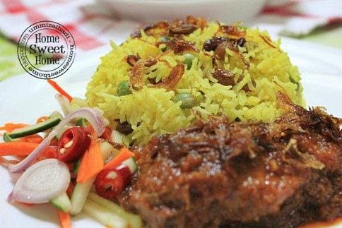 Home Sweet Home: Nasi Minyak - Resepi III
