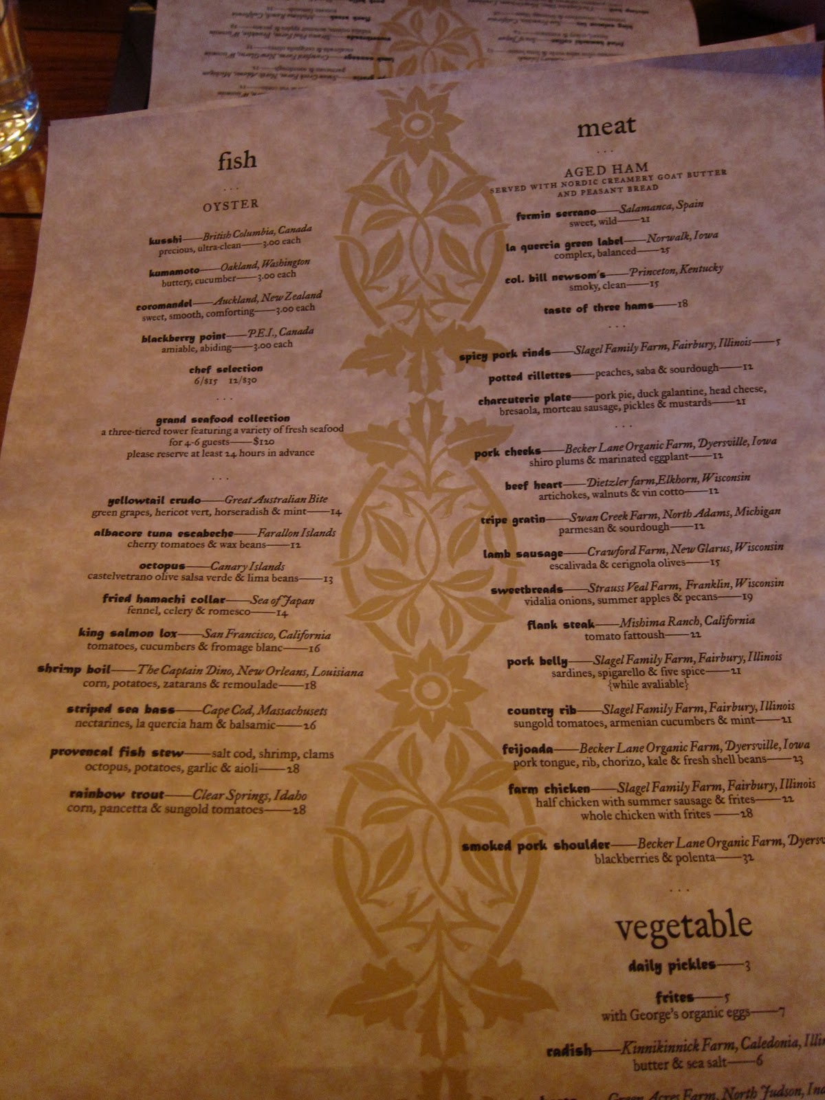 Nordic Nibbler: The Publican, Chicago - Restaurant Review