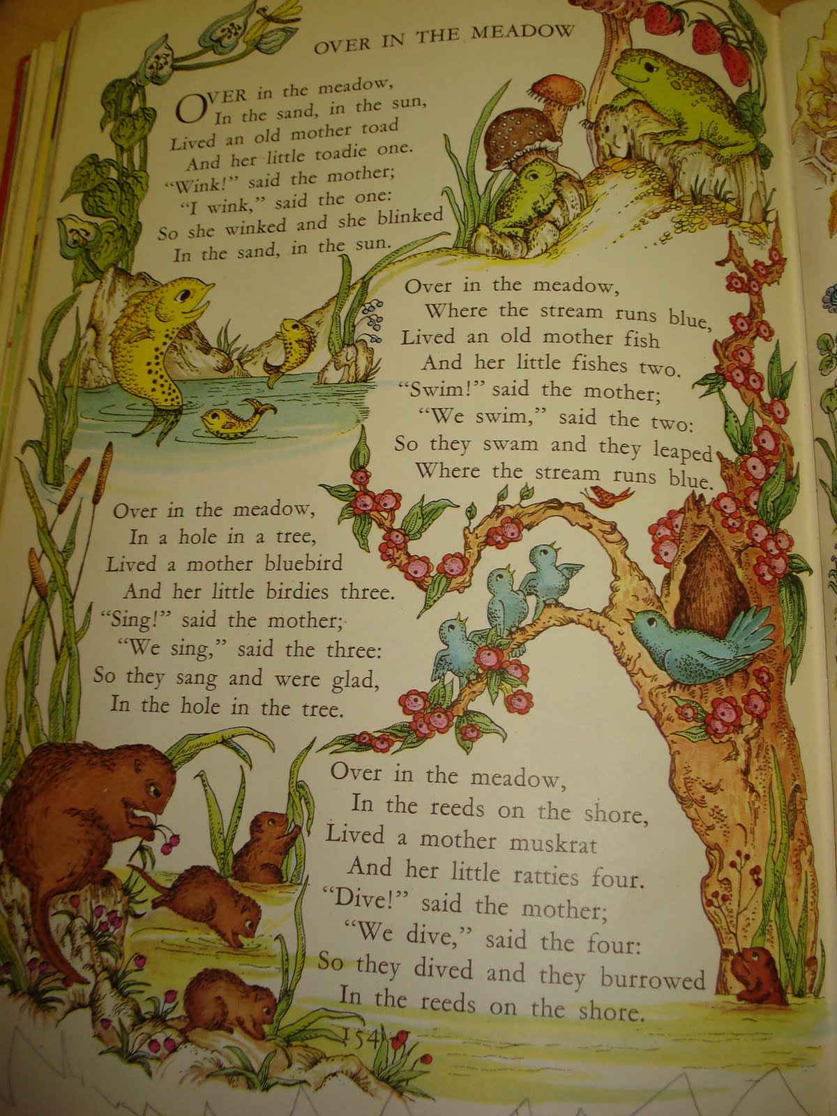 gold country girls: Childcraft: Poems of Early Childhood