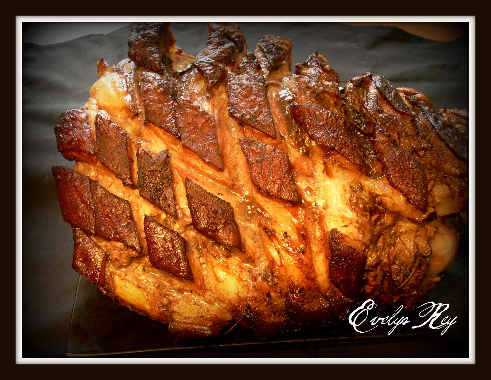 Recetuques de Evy.: Jamón asado al horno.