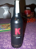 the anger parade's beer: K Apple Cider