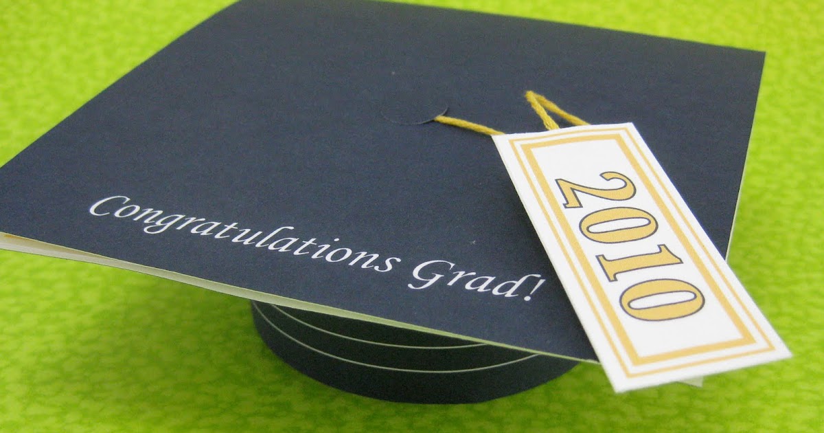 Mega•Crafty: Free Pattern-Graduation Cap Card