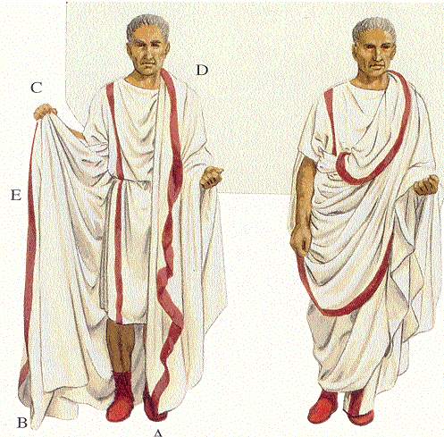Mucho de Roma: LA INDUMENTARIA MASCULINA