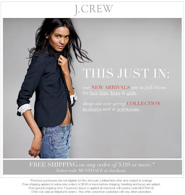 J.Crew Aficionada: J.Crew Email: Spring is here. See what's new. In ...