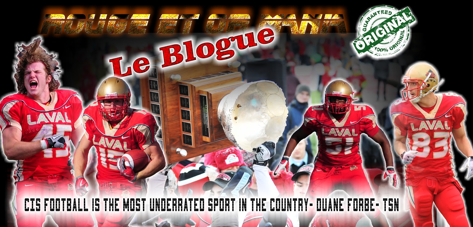 Rouge et Or Mania Le Blogue: Nouveau logo Rouge et Or Mania