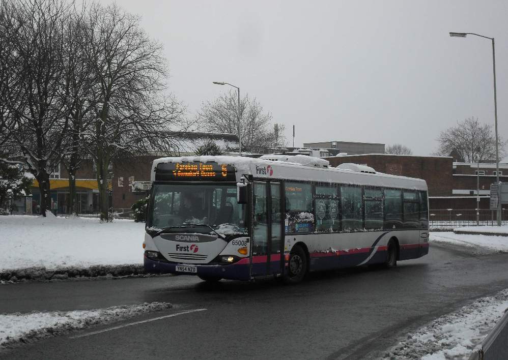 Southern England Bus Scene: Snow Report - part 1