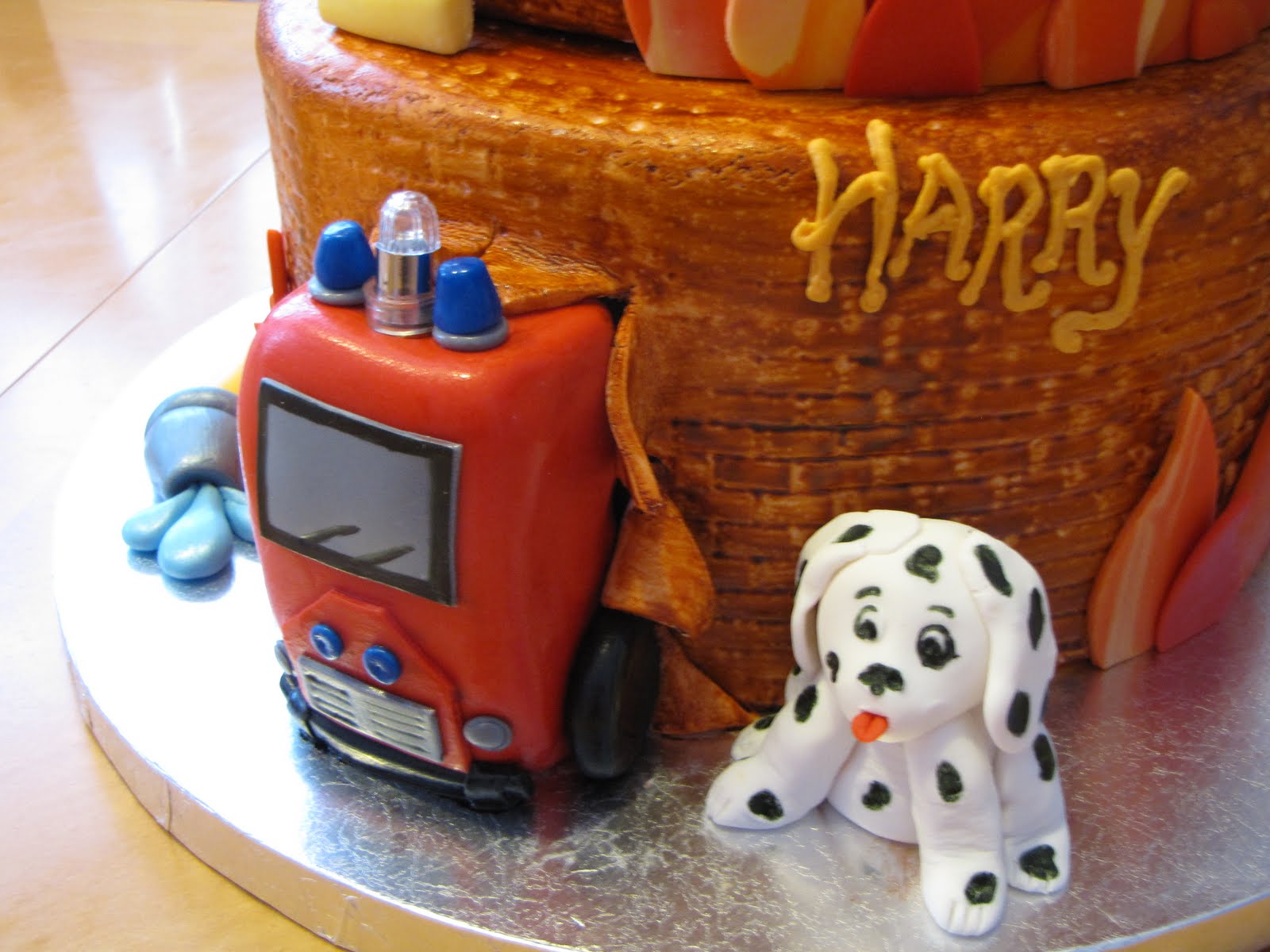 Carat Cakes: "2" Alarm Fire Cake!