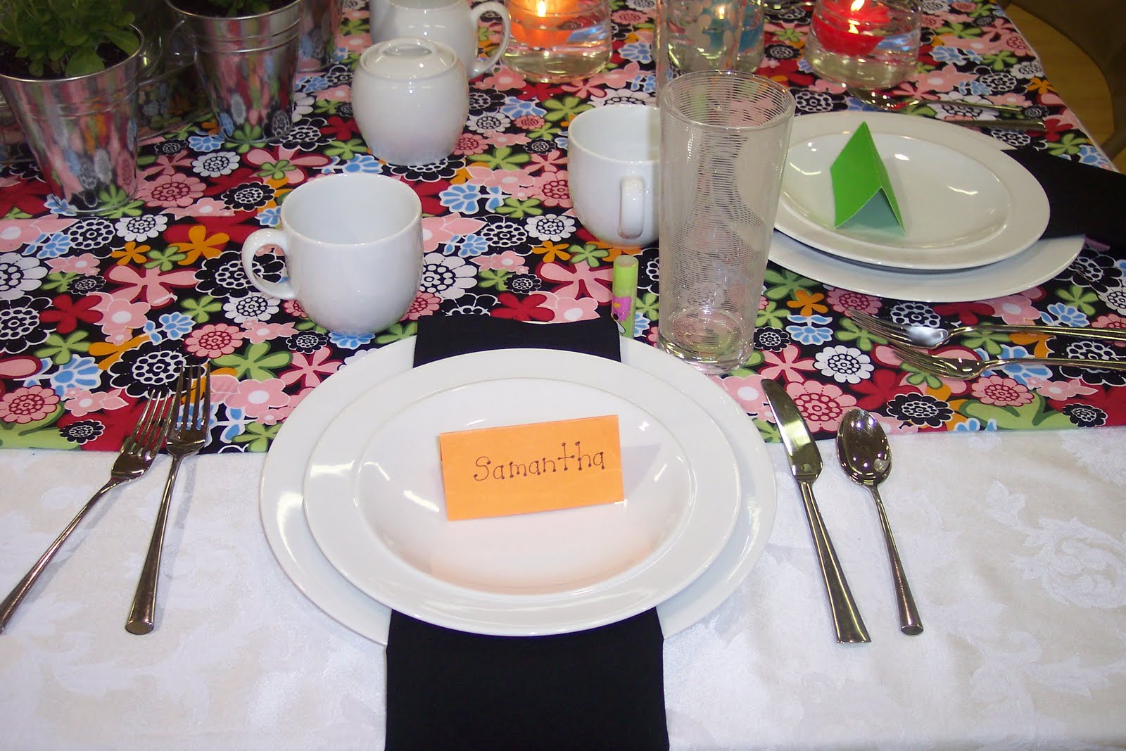 This is the Day...: Table at Church Ladies Dinner