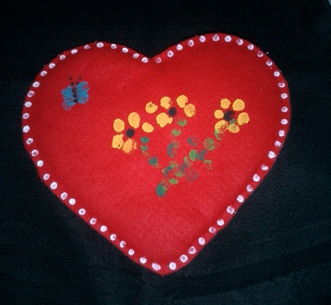 Como hacer un corazon en fomi - Imagui