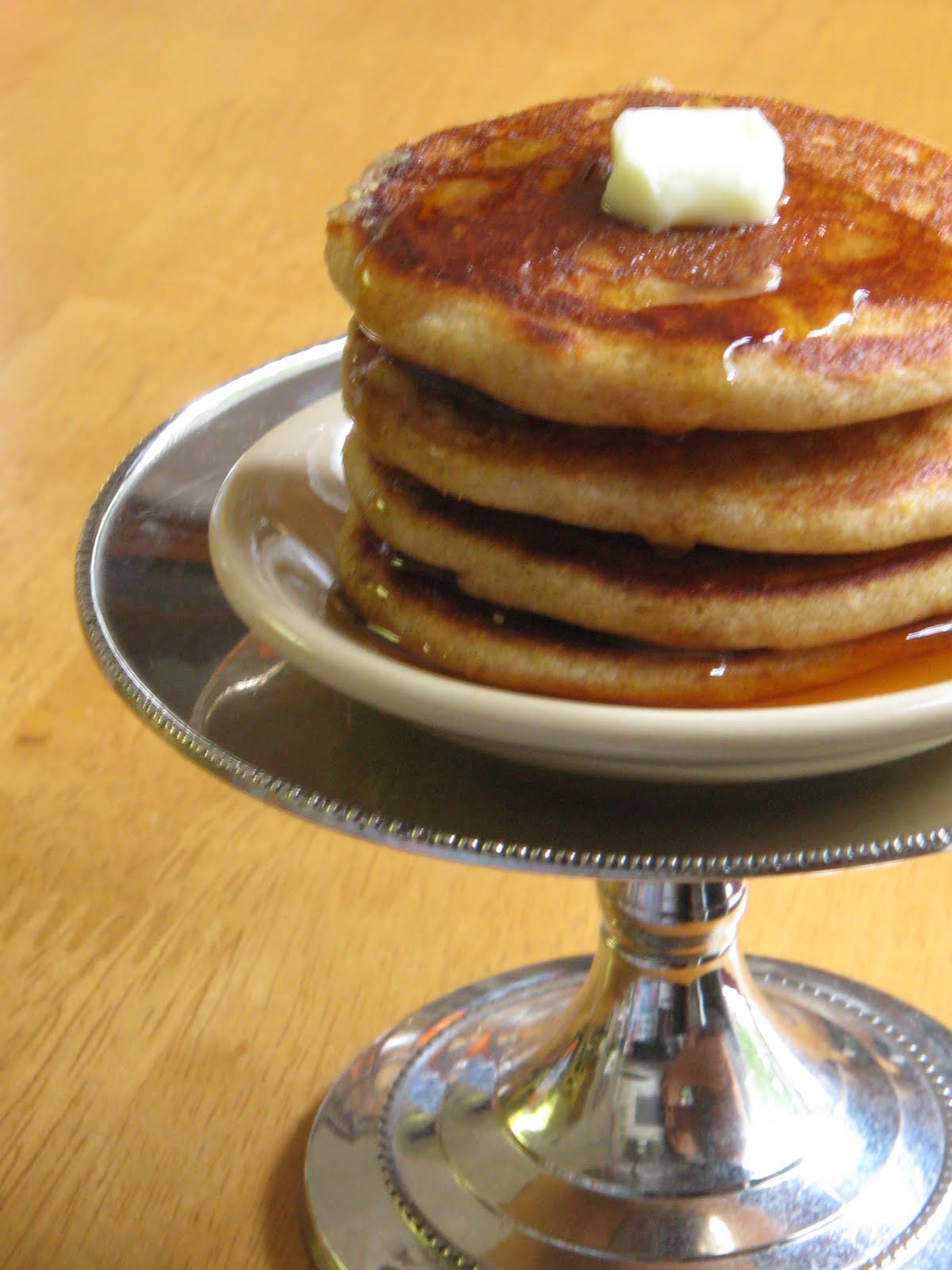 Then, for shits and giggles, I decided to make them silver dollar pancakes.