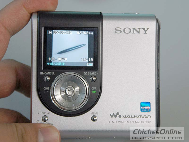 Chiches Online: Minidisc Sony HiMD con funcion Photo