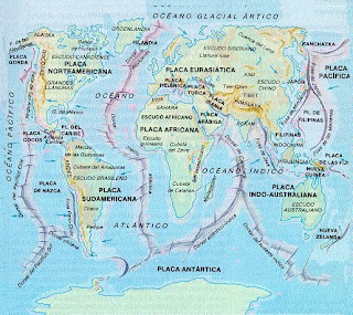 Temas de Geografia: TECTONICA DE PLACAS