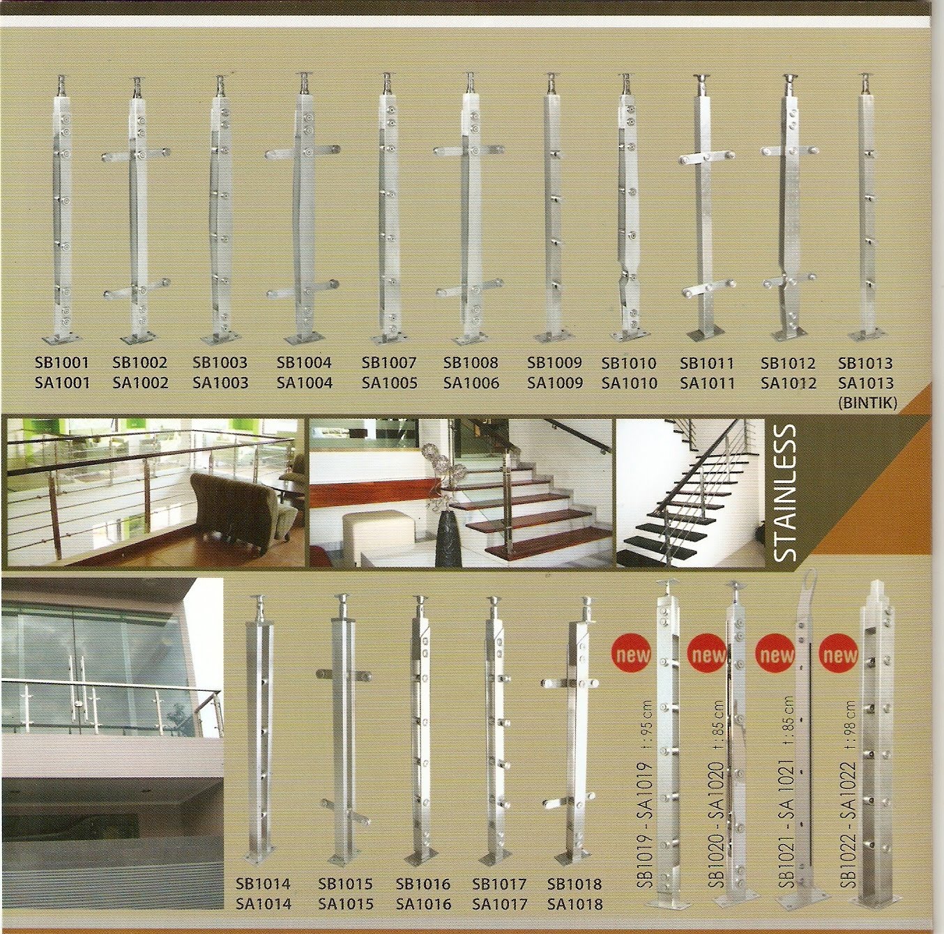 Alumunium and Staircase Railing minimalist: STAIRCASE RAILING MINIMALIST