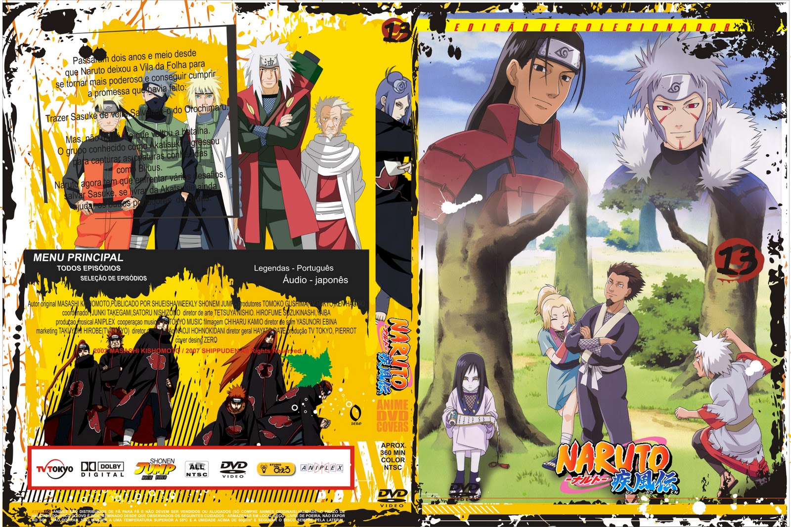 NarutoEx1000: Capas de DVD: Saga Naruto Shippuuden
