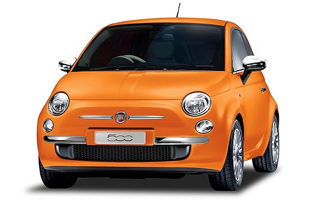 modif car: Fiat 500 Arancia : a special series for Japan - Orange Fiat 500