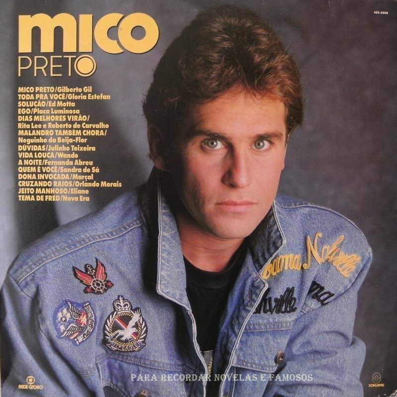 Recordar Capas das Trilhas de Novelas e Minissérie: Mico Preto Nacional