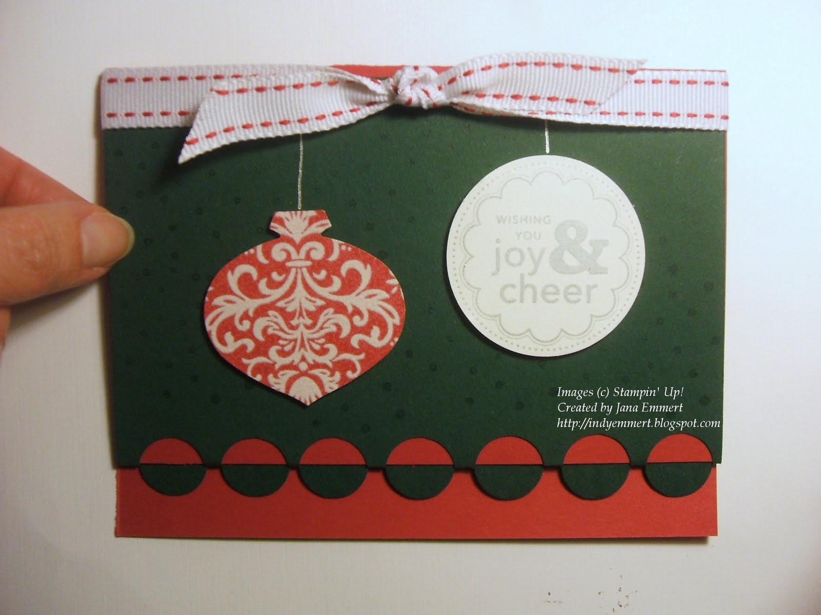 Stamp on This: Christmas punch card